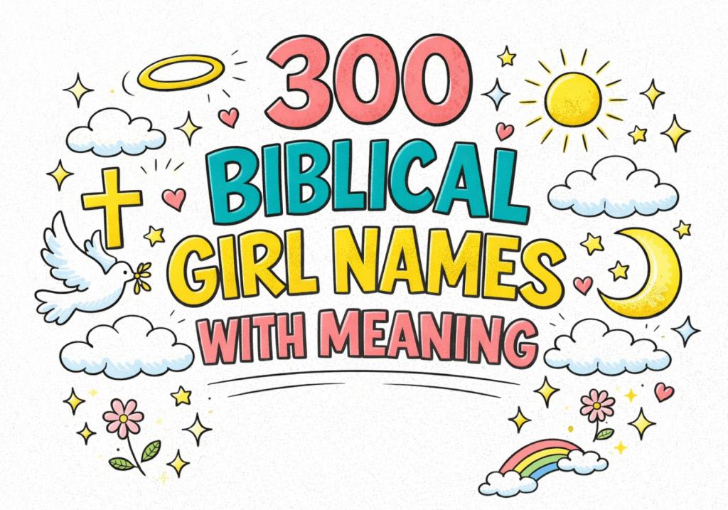 300 Biblical Girl Names With Meanings (Rare & Beautiful Choices)