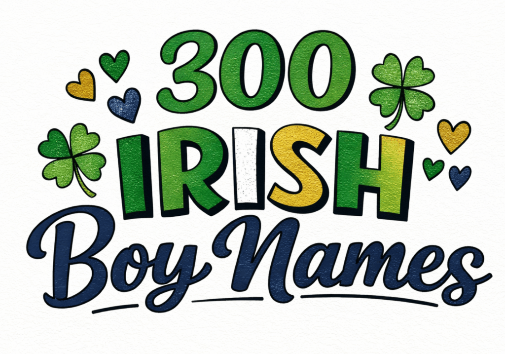 300 Irish Boy Names With Meanings (Strong, Traditional & Unique)